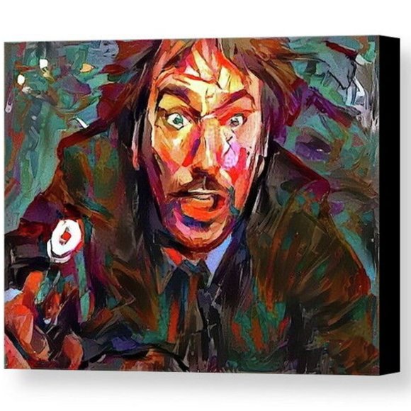 Art | Framed Abstract Die Hard Hans Gruber 85x11 Art Print Limited Ed ...